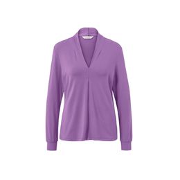 Tchibo - Blusenshirt mit V-Ausschnitt - Damen - Gr. M - lila