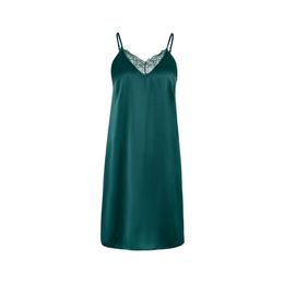 Tchibo - Neglige aus reiner Seide - Damen - Gr. 42 - dunkelgr&uuml;n