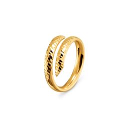 Tchibo - Ring - Damen - Gr. 17 - gold