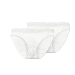 Tchibo - 2 Slips - Damen - Gr. M - wei&szlig;