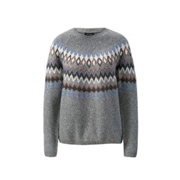 Tchibo - Norweger-Strickpullover - Damen - Gr. L - grau