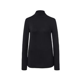 Tchibo - Shirt mit Stehkragen - Damen - Gr. S - schwarz