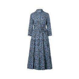 Tchibo - Hemdblusenkleid - Damen - Gr. 48 - hellblau/print