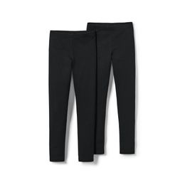 Tchibo - 2 Kinder-Leggings - M&auml;dchen - Gr. 170/176 - schwarz