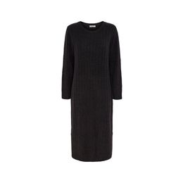 Tchibo - Geripptes Strickkleid - Damen - Gr. XS - dunkelgrau