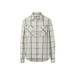 Tchibo - Karierte Bluse aus Baumwoll-Flanell - Damen - Gr. 40 - wei&szlig;/kariert