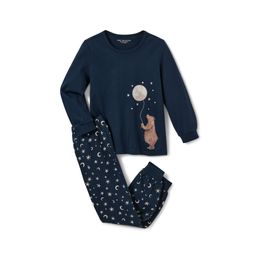 Tchibo - Kinder-Pyjama &raquo;Mond&laquo; - Baby - Gr. 86/92 - wei&szlig;