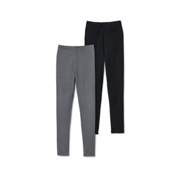 Tchibo - 2 Kinder-Leggings - Kinder - Gr. 170/176 - schwarz
