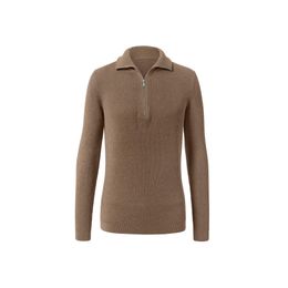 Tchibo - Troyer-Pullover - Herren - Gr. L - braun