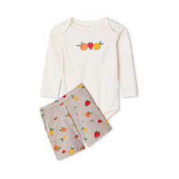 Tchibo - Baby-Set: Body und Shorts - Baby - Gr. 50/56 - creme