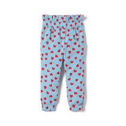 Tchibo - Kleinkinder-Paperbaghose - Baby - Gr. 86/92 - hellblau/print