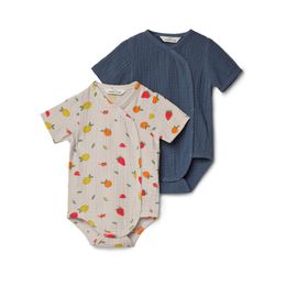 Tchibo - 2 Baby-Musselin-Bodys - Baby - Gr. 86/92 - creme