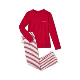 Tchibo - Pyjama - Damen - Gr. XXL - wei&szlig;/print