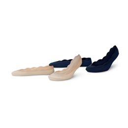 Tchibo - 2 Paar Magic-Cut-F&uuml;&szlig;linge - Damen - Gr. 35-38 - dunkelblau
