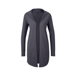 Tchibo - Wellness-Sweatjacke mit Kapuze - Damen - Gr. S - anthrazit