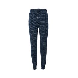 Tchibo - Bedruckte Jerseyhose - Damen - Gr. S - dunkelblau/print