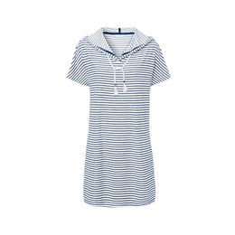 Tchibo - Frottier-Strandkleid - Damen - Gr. S - dunkelblau/gestreift