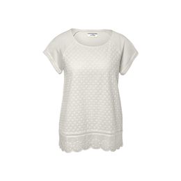 Tchibo - Blusenshirt mit Lochstickerei - Damen - Gr. S - wei&szlig;