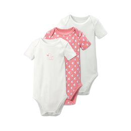 Tchibo - 3 Baby-Bodys - Baby - Gr. 86/92 - wei&szlig;