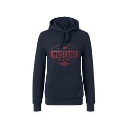 Tchibo - Hoodie &raquo;Mustang&laquo; - Herren - Gr. XL - dunkelblau/print