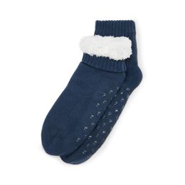 Tchibo - Hausschuh-Socken - Damen - Gr. 36-37 - dunkelblau