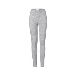 Tchibo - Kuschelige Leggings - Damen - Gr. L - wei&szlig;/gepunktet