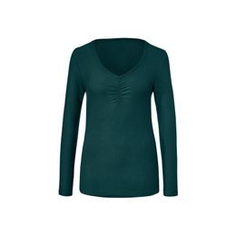 Tchibo - Langarmshirt - Damen - Gr. XL - gr&uuml;n