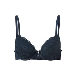 Tchibo - Push-up-BH mit Spitze - Damen - Gr. 80A - dunkelblau
