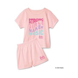Tchibo - Barbie loves Helene Fischer Kinder-Pyjama - M&auml;dchen - Gr. 122/128 - lila/print