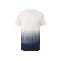 Tchibo - Dip-Dye-T-Shirt - Herren - Gr. XL - wei&szlig;/print