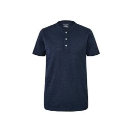 Tchibo - Kurzarm-Henley - Herren - Gr. S - dunkelblau