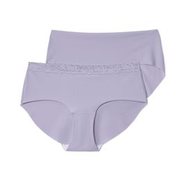Tchibo - 2 Magic-Cut-Pantys - Damen - Gr. M - lila