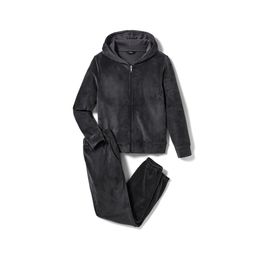 Tchibo - Nicki-Hausanzug - Damen - Gr. XL - grau