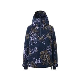 Tchibo - Halfzip-Skijacke - Damen - Gr. 44 - dunkelblau/gebl&uuml;mt