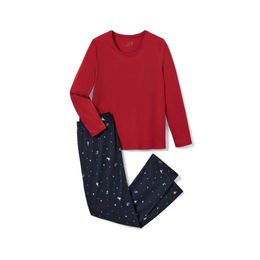 Tchibo - Pyjama - Damen - Gr. L - dunkelblau