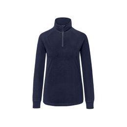 Tchibo - Shirt mit RWS-zertifizierter Wolle - Damen - Gr. XL - dunkelblau