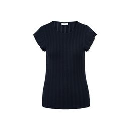 Tchibo - Stricktop mit Ajourmuster - Damen - Gr. S - dunkelblau