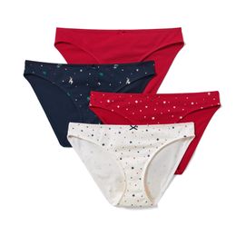 Tchibo - 4 Slips - Damen - Gr. M - dunkelblau
