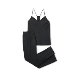 Tchibo - Web-Pyjama - Damen - Gr. 44 - anthrazit