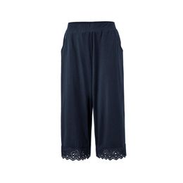 Tchibo - Culotte mit Stickerei - Damen - Gr. XL - dunkelblau