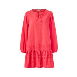 Tchibo - Longbluse mit Stickerei - Damen - Gr. 44 - rot