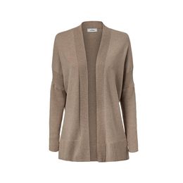 Tchibo - Offene Strickjacke mit Cashmere - Damen - Gr. M - hellbraun