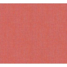 Vliestapete ARCHITECTS PAPER "Absolutely Chic", rot (lachs orange lila), B:0,53m L:10,05m, Vinyl, Vlies, Tapeten, Designtapete Tapete Struktur Tapeten Wohnzimmer Schlafzimmer K&uuml;che