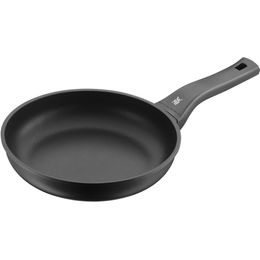 Bratpfanne WMF "PermaDur Excellent", schwarz, B:25,1cm H:8cm L:43,5cm &Oslash;:24cm, Pfannen, Bratpfanne, 3-Schicht Antihaftversiegelung, TransTherm-Allherdboden