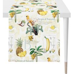 Tischl&auml;ufer Apelt "6521 SUMMERTIME, Sommerdeko, Sommer", bunt, B:48cm L:140cm, Baumwolle, Tischdecken, Digitaldruck