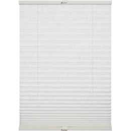 Sch&ouml;ner Wohnen Kollektion Plissee "Marla", wei&szlig;, B:100cm H:130cm, Obermaterial: 100% Polyester, SCH&Ouml;NER WOHNEN-KOLLEKTION, Plissees, verschraubt, mit Leinen-Optik