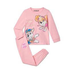 Tchibo - Kinder-Pyjama &raquo;Paw Patrol&laquo; - M&auml;dchen - Gr. 134/140 - hellrosa/print
