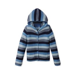Tchibo - Strickjacke - Baby - Gr. 62/68 - blau/gestreift