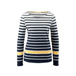 Tchibo - Langarmshirt - Damen - Gr. M - dunkelblau/gestreift