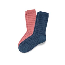 Tchibo - 2 Paar Kuschelsocken - Damen - Gr. 39-42 - braun